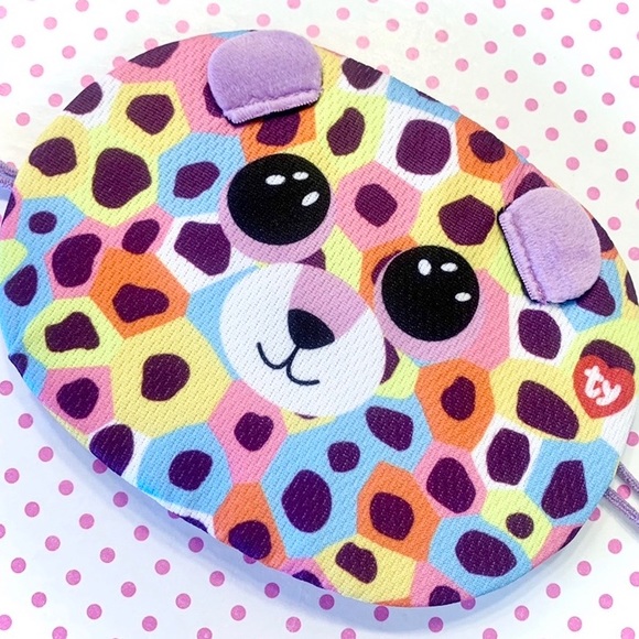 Ty | Accessories | Kawaii Leopard Face Mask Cute Ty Giselle Kids Mask ...